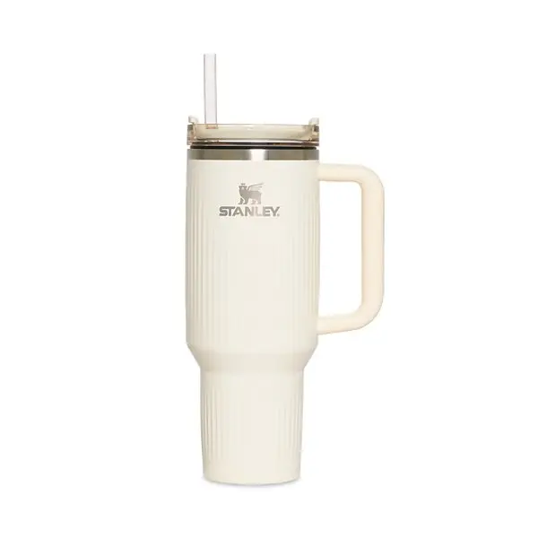 STANLEY The Quencher H2.0 Fluted 40 Oz. Tumbler - Cream Gloss
