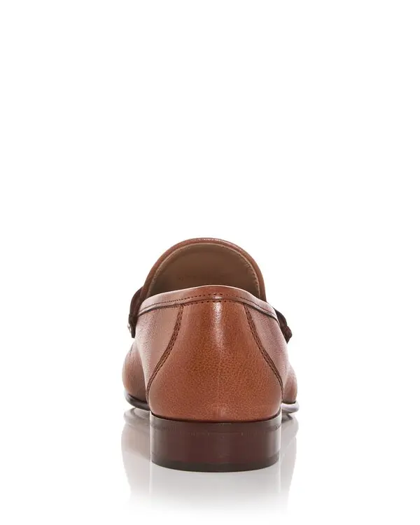Valentino Garavani Vlogo Leather Loafers - Tabacco