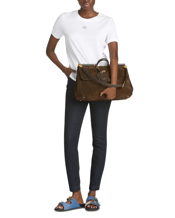 Dolce & Gabbana Large Top Handle Bag - Dark Brown