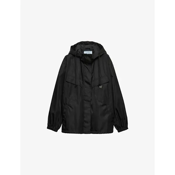 Prada Re-nylon Logo-embellished Woven Jacket