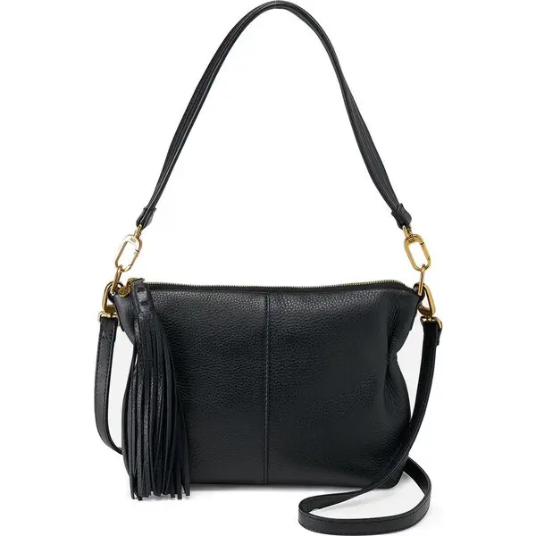 Hobo Kori Leather Crossbody Bag - Black