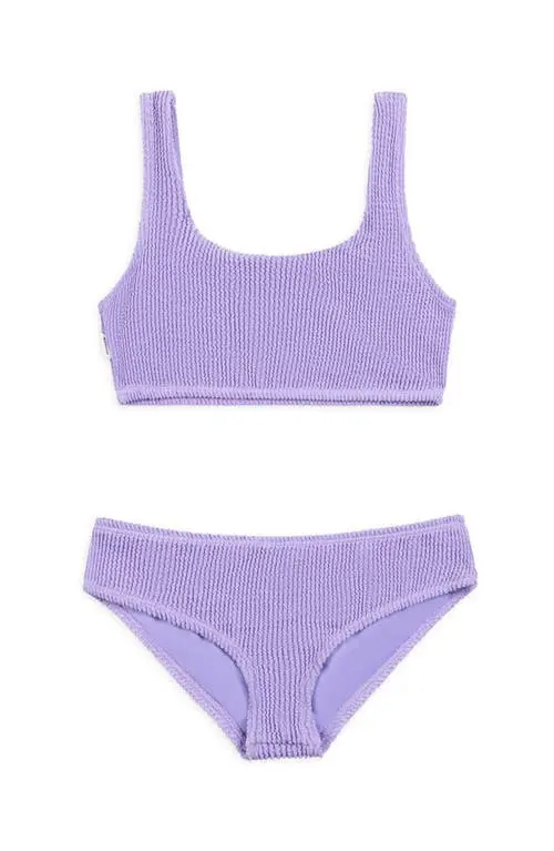 LIMEAPPLE Crinkle Bikini Swimsuit - Amethyst