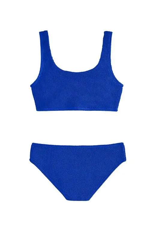 LIMEAPPLE Crinkle Bikini Swimsuit - Blue