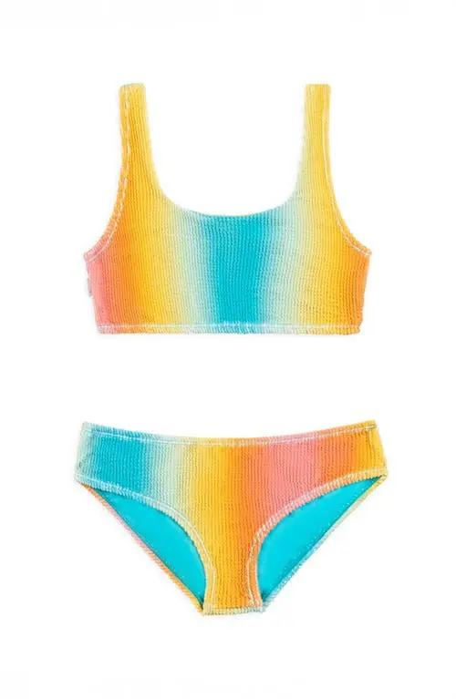 LIMEAPPLE Crinkle Two-piece Swimsuit - Multicolor