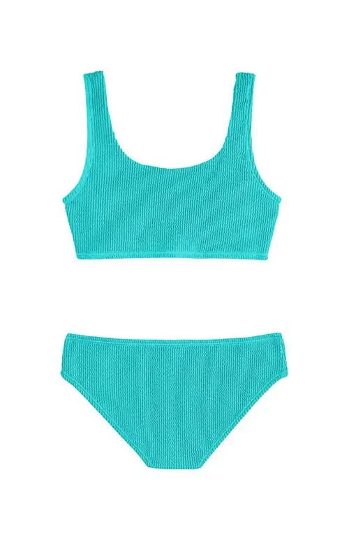LIMEAPPLE Crinkle Bikini Swimsuit - Turquoise
