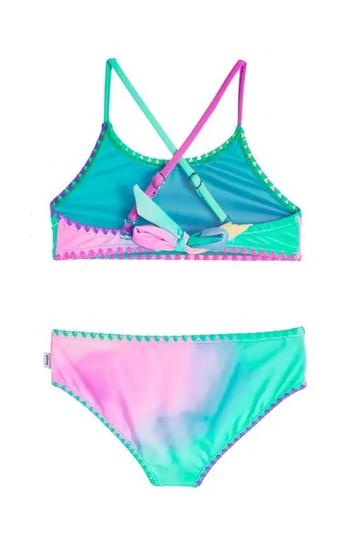 LIMEAPPLE Gradient Printed Bikini Set