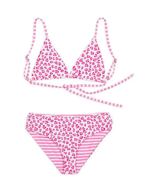 LIMEAPPLE Reversible Printed Bikini