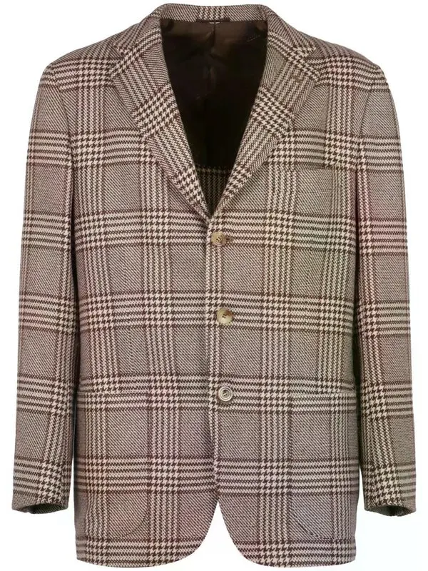 Kiton Check-pattern Blazer