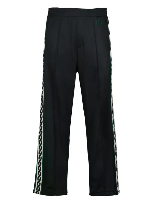 Drole De Monsieur Logo-embroidered Track Pants - Black