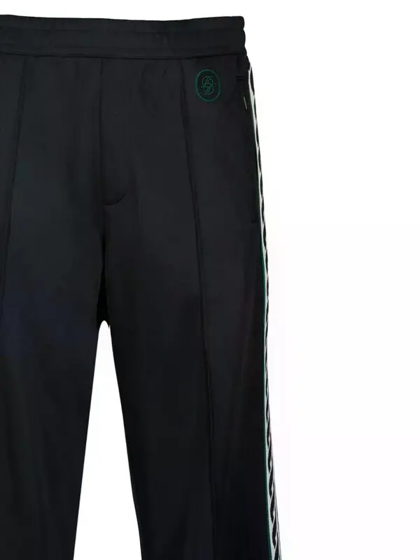 Drole De Monsieur Logo-embroidered Track Pants - Black