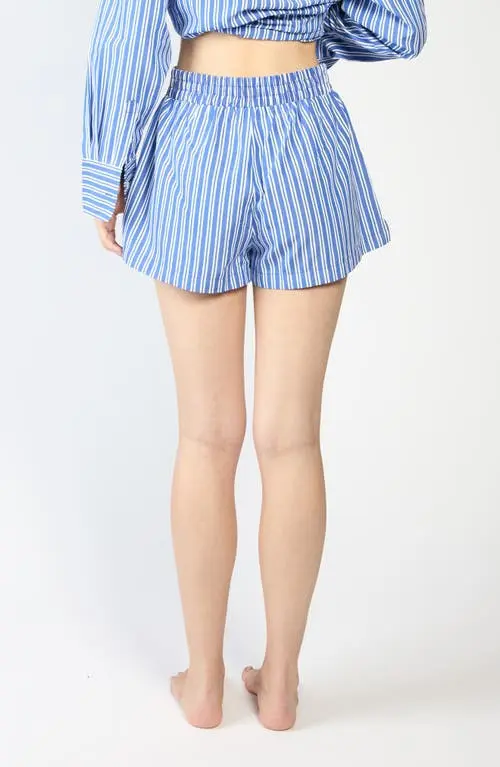VIENS AVEC MOI Seaside Boxer Shorts - Blue
