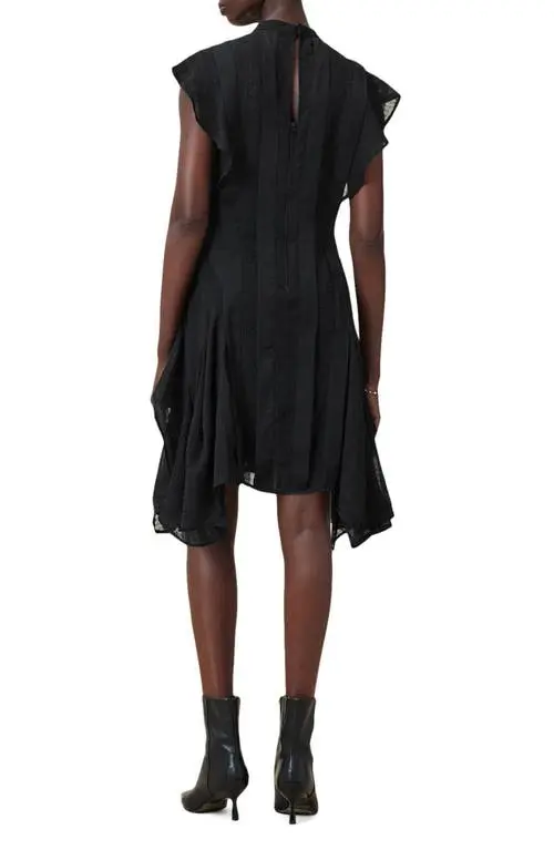 ALLSAINTS Fleur Texture Dress - Black