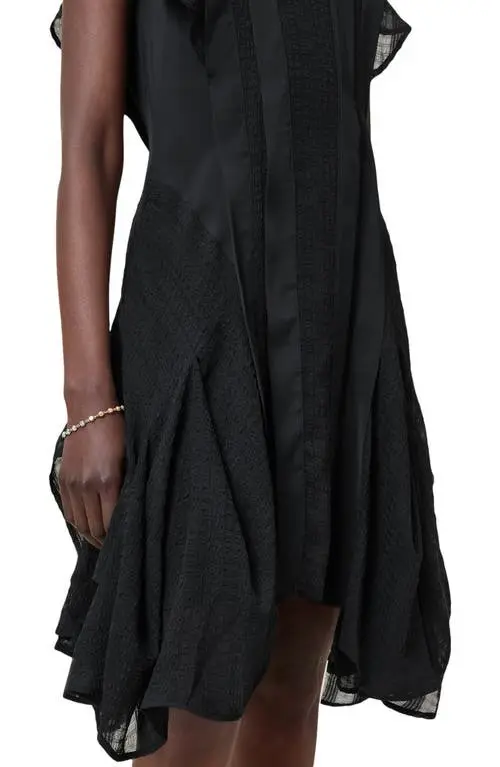 ALLSAINTS Fleur Texture Dress - Black