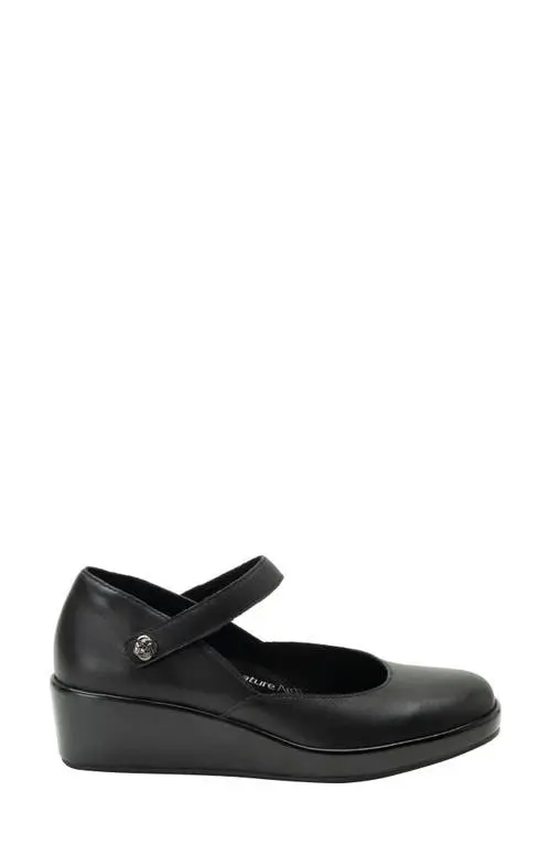 ALEGRIA BY PG LITE Hayes Platform Wedge Mary Jane - Black