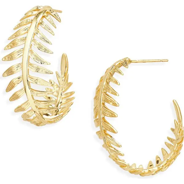 Kendra Scott Kayla Hoop Earrings - Gold