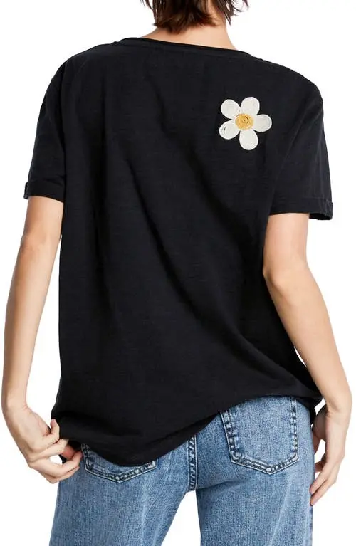 BILLY T Embroidered Graphic Pocket T-shirt - Ink
