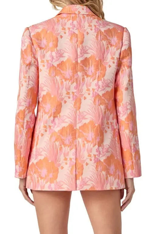 Endless Rose Floral Jacquard Blazer