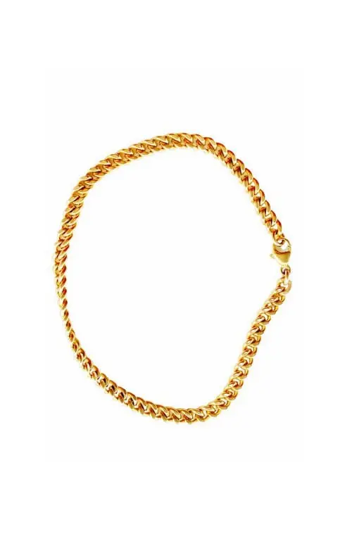 GWEN BELOTI Nola Curb Chain Bracelet - Gold