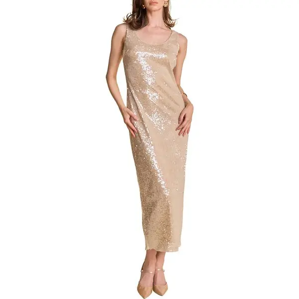 Endless Rose Sequin Sleeveless Maxi Dress