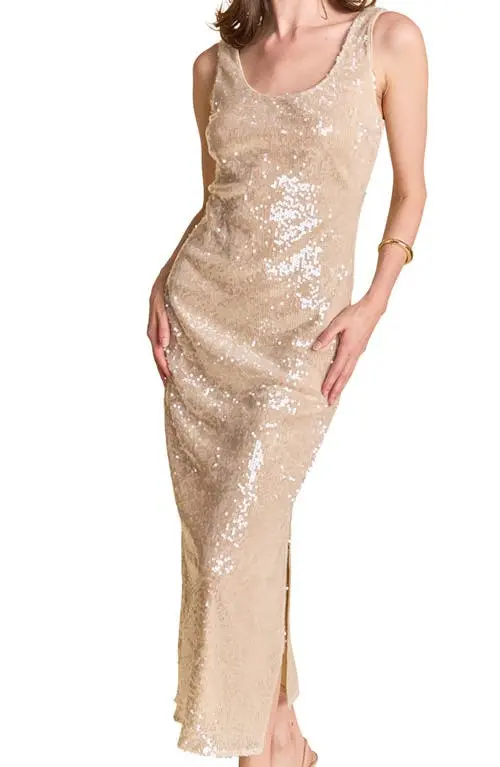 Endless Rose Sequin Sleeveless Maxi Dress