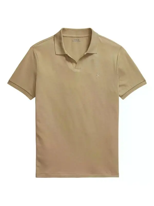 Polo Ralph Lauren Slim-cut Mesh Polo Shirt - Neutrals
