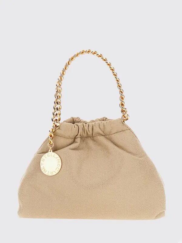 Stella McCartney Mini Falabella Handbag In Synthetic Leather - Beige