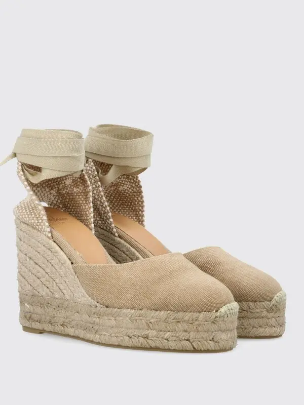 CastaÑer Espadrille Wedge Sandals - Sand