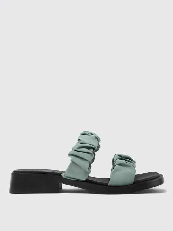 Camper Flat Sandal - Green