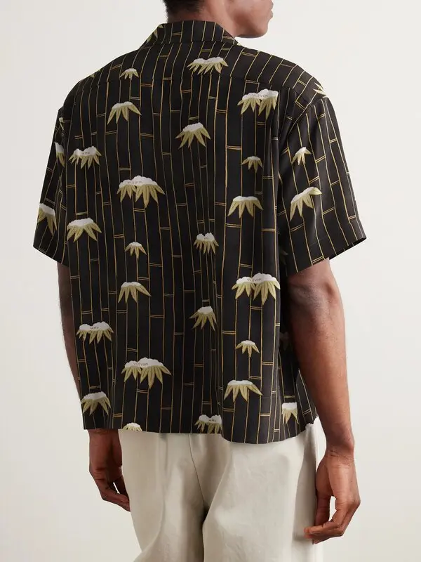 Visvim Copa Camp-collar Printed Silk Shirt