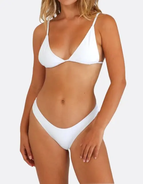 MINIMALE ANIMALE Wall Street Brief Bikini Bottom - White