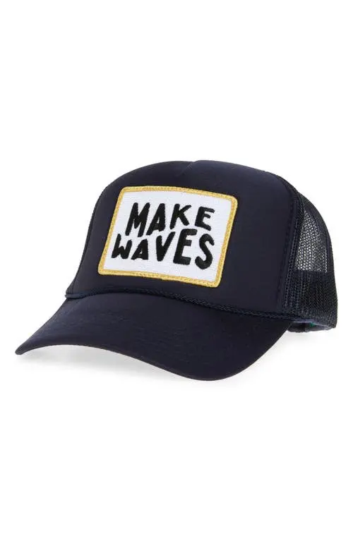 FRIDAY FEELIN’ Patch Trucker Hat - Navy