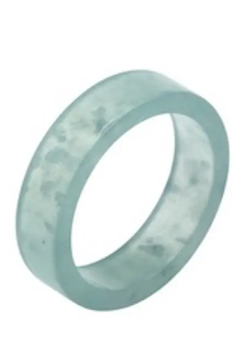 SEREE Gale Square Jade Ring