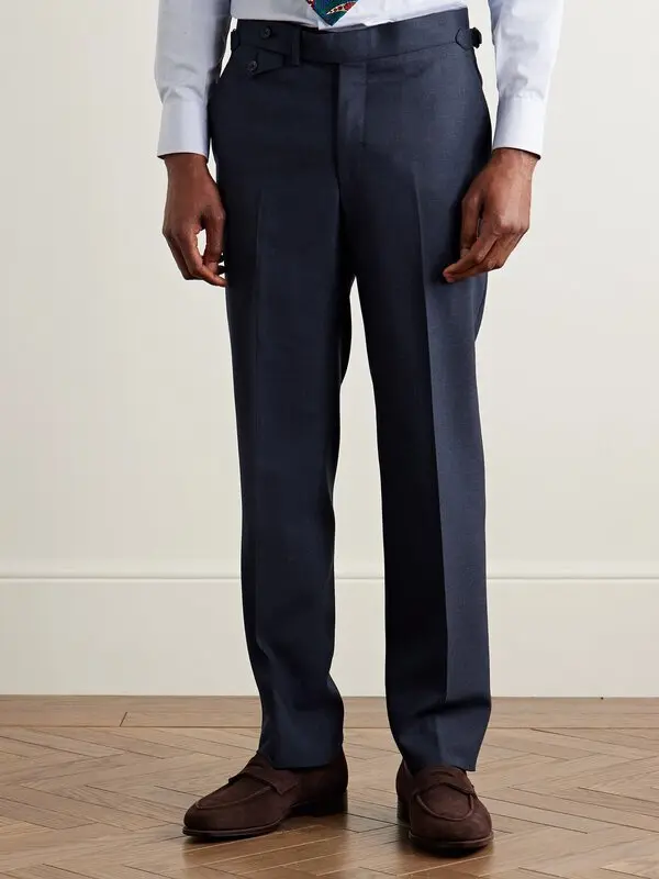 J. MUESER Slim-fit Virgin Wool Trousers