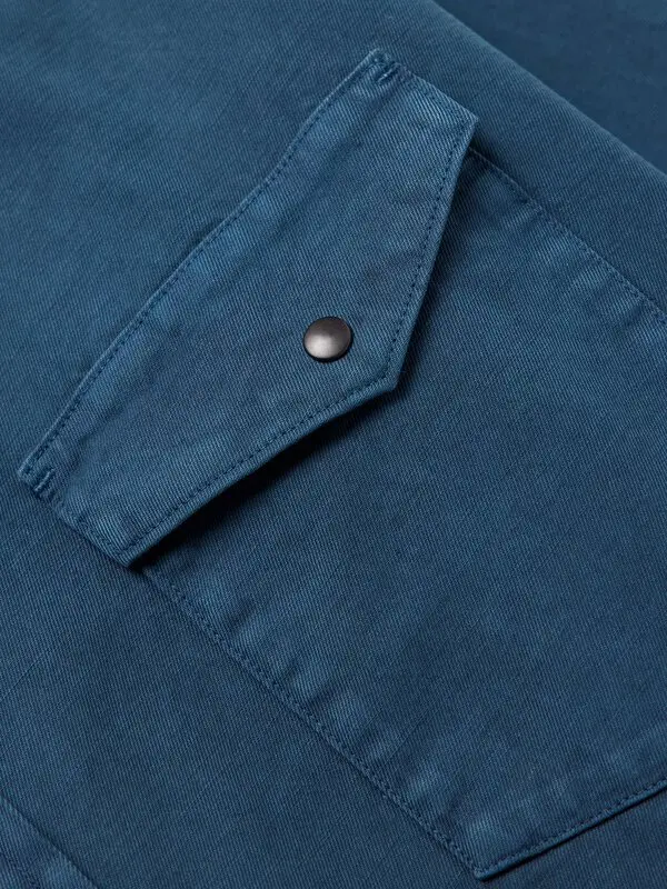 Auralee Cotton-twill Western Shirt