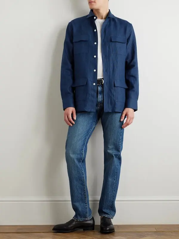 Anderson & Sheppard Linen Overshirt