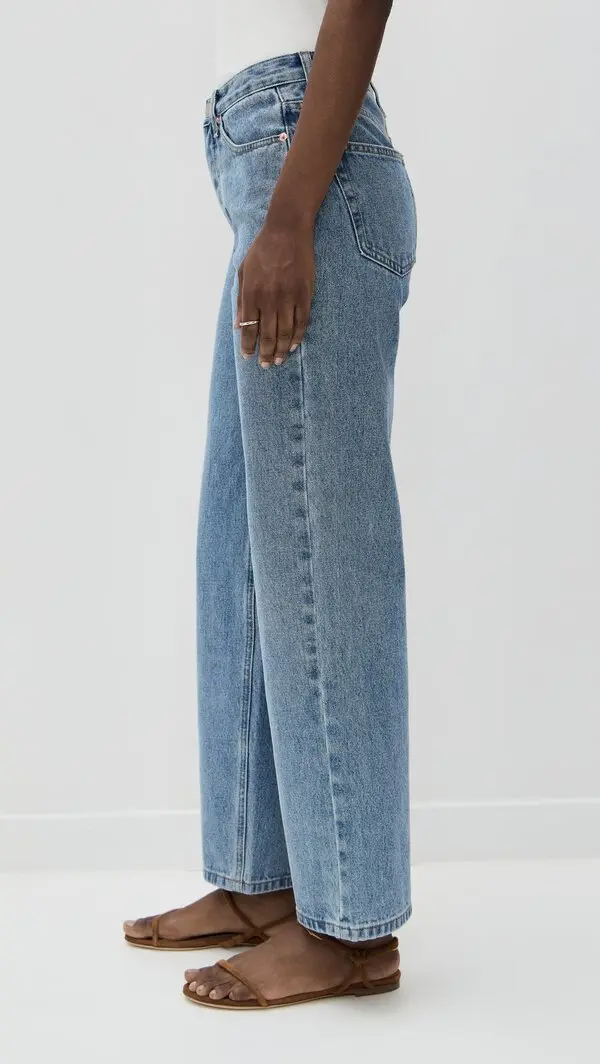 PARKE Classic Straight Leg Jeans - Vintage Wash
