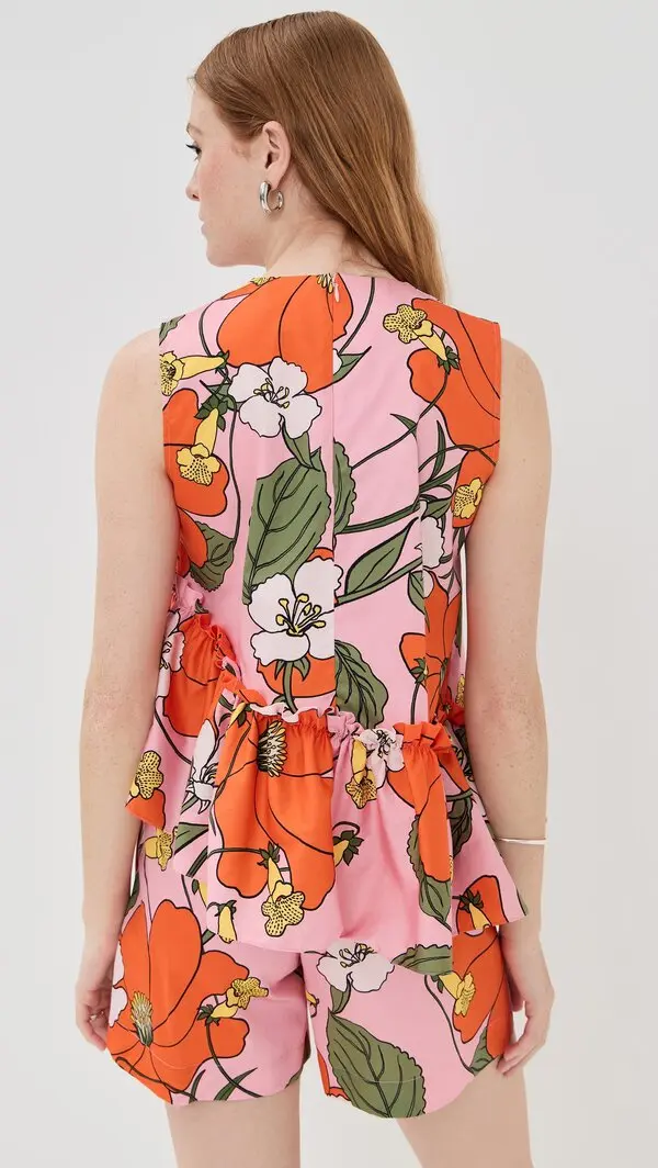 Borgo De Nor Alora Floral Print Top