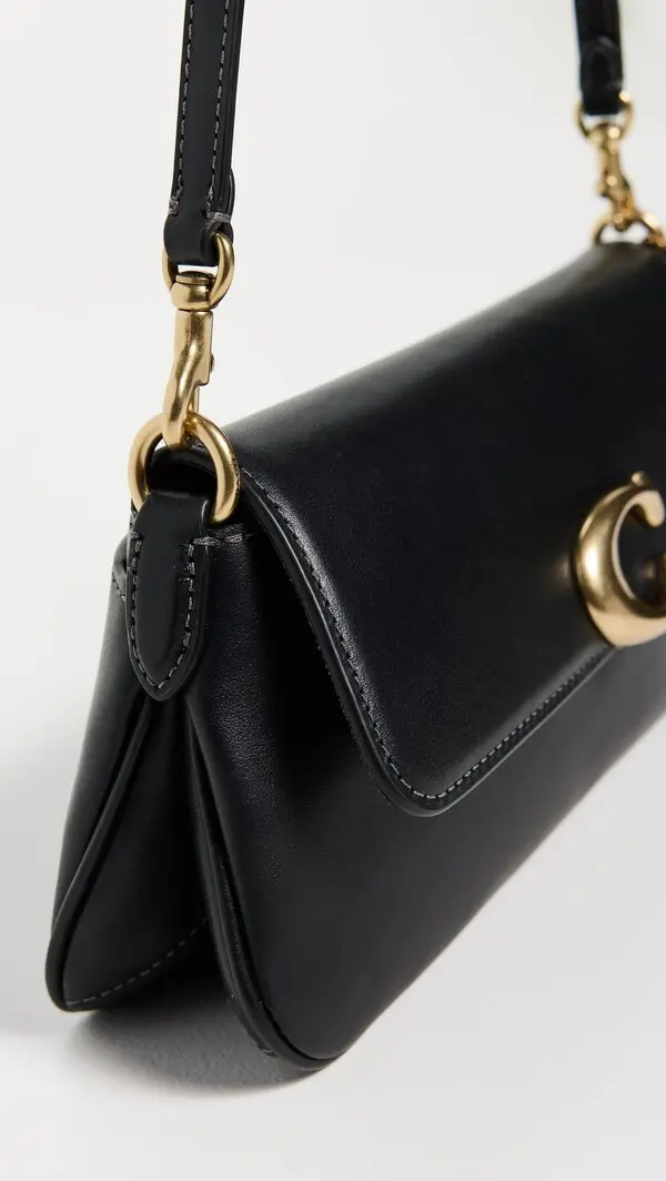 COACH Refined Calf Leather Jet Shoulder Bag