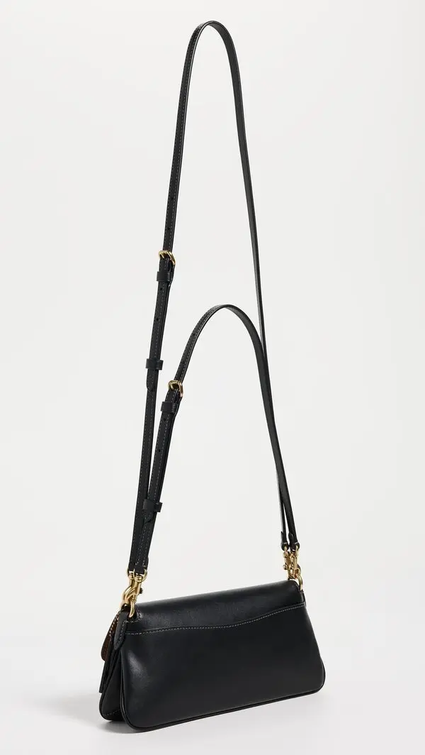 COACH Refined Calf Leather Jet Shoulder Bag - B4/black