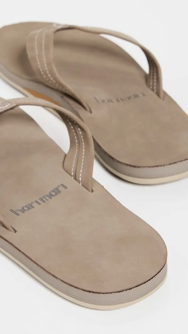 HARI MARI Fields Flip Flops - Stone