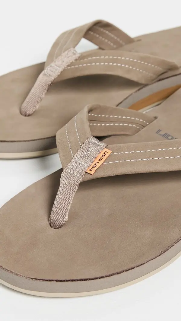 HARI MARI Fields Flip Flops - Stone