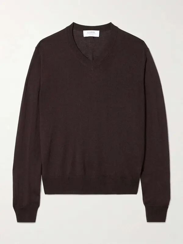 LA LIGNE Ben Silk, Wool And Cashmere-blend Sweater