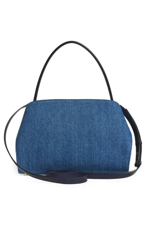 FERRAGAMO Small Hug Denim Shoulder Bag