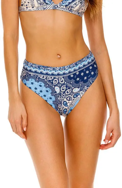 Agua Bendita Penelope Atma Bikini Bottom - Blue Multicolor