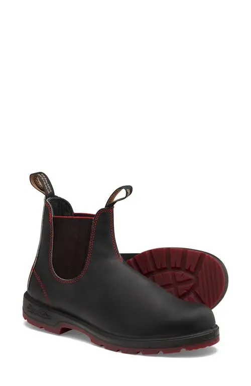 Blundstone Classics Chelsea Boot - Black/ Red