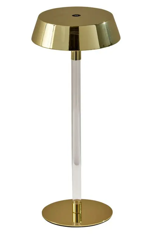 ADESSO Orla Led Cordless Table Lamp - Shiny Gold