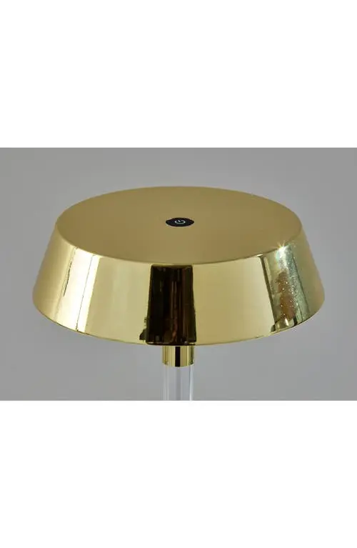 ADESSO Orla Led Cordless Table Lamp - Shiny Gold
