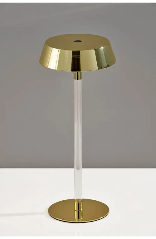 ADESSO Orla Led Cordless Table Lamp - Shiny Gold