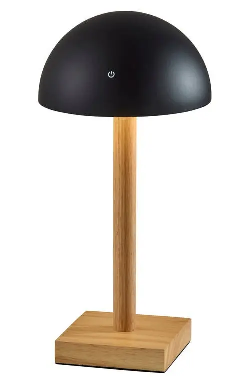 ADESSO Nash Led Cordless Table Lamp - Black