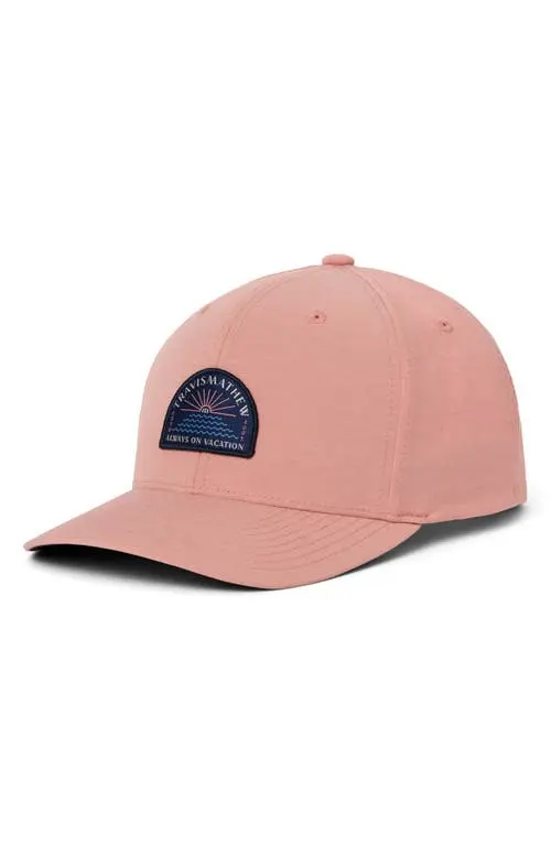 Travis Mathew Sea Explorer Snapback Cap - Terra Cotta